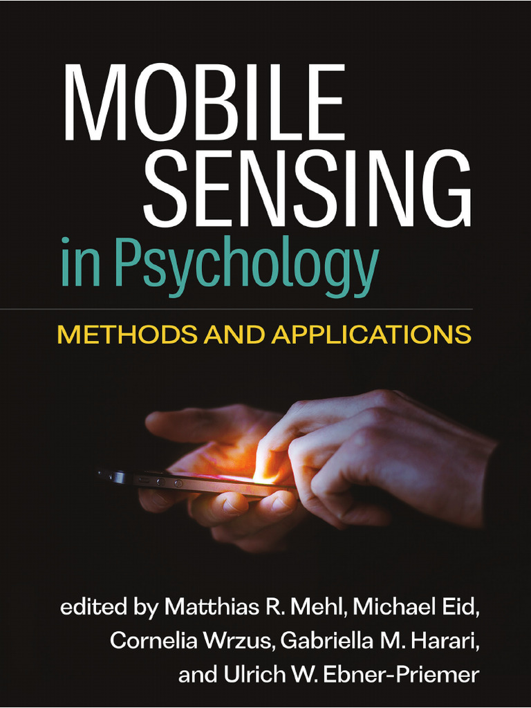Mobile Sensing In Psychology Pdf Methodology Telephone