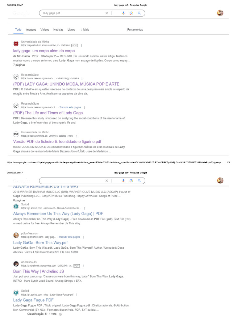 Lady Gaga PDF - Pesquisa Google | PDF | Lady Gaga