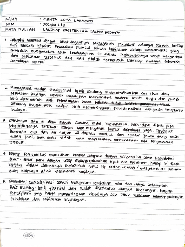 Lanskap Arsi Budaya | PDF