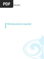 FNB FICA Document Requirements | PDF | Identity Document | Trust Law