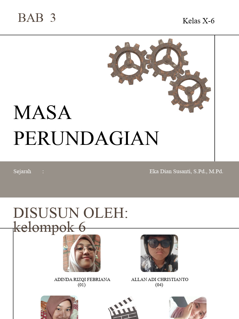 Kelompok 6 Masa Perundagian - x.6 | PDF