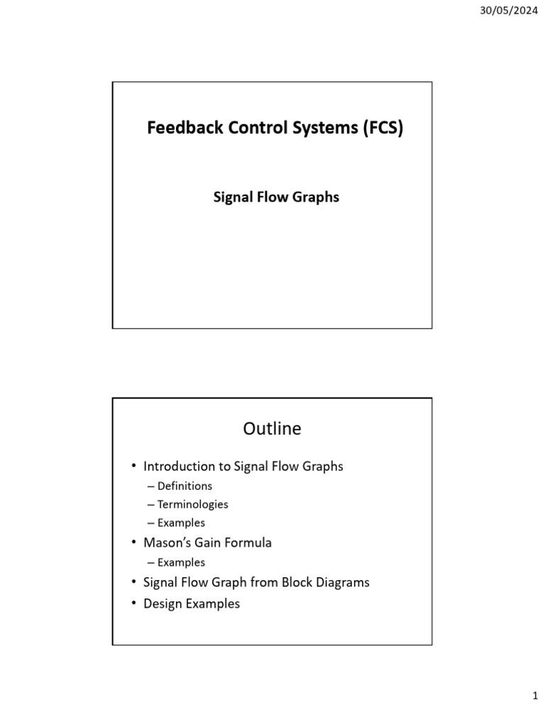Feedback-Signal Flow | Download Free PDF | Combinatorics | Discrete ...