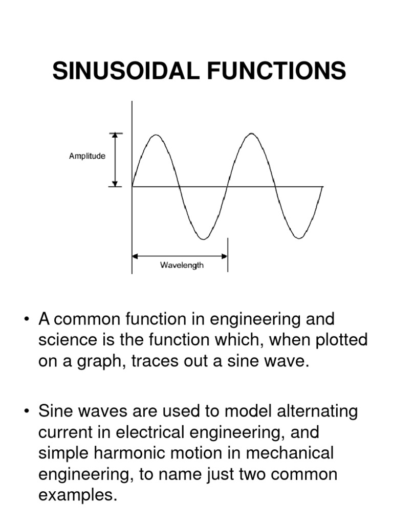 Sine Wave Functions B | PDF | Amplitude | Sine Wave
