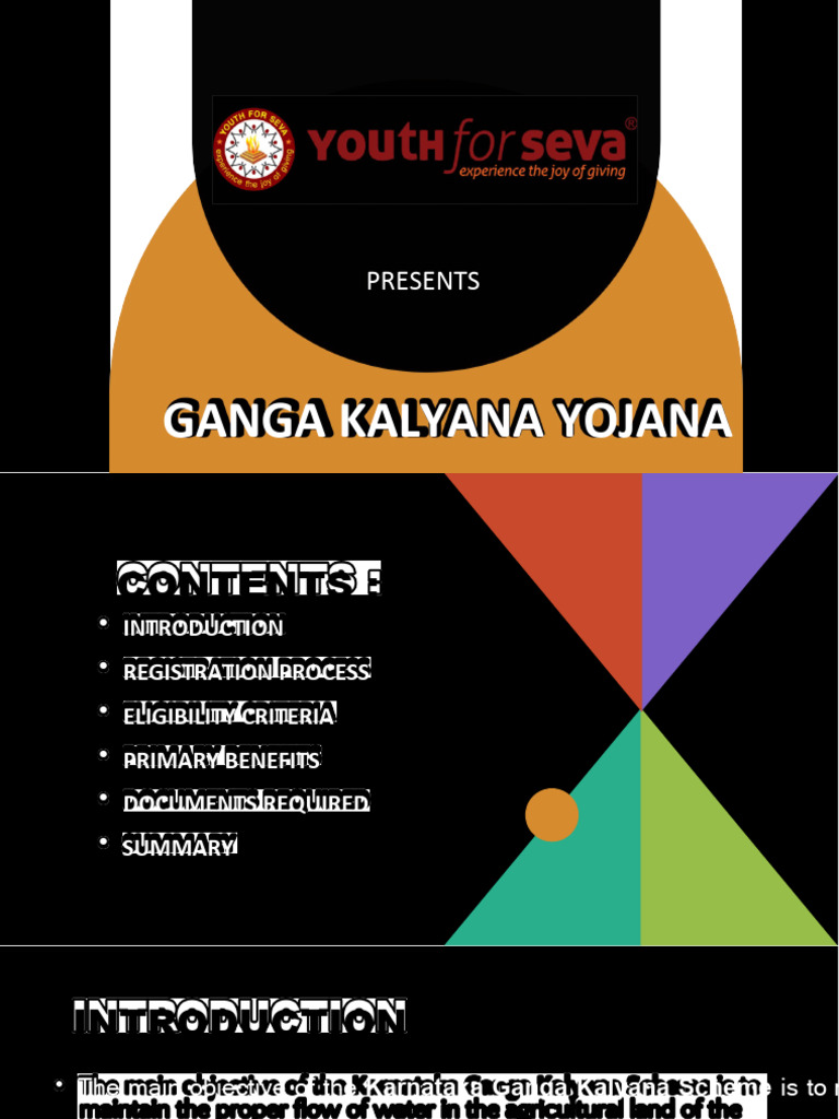 Ganga Kalyana Yojana | PDF