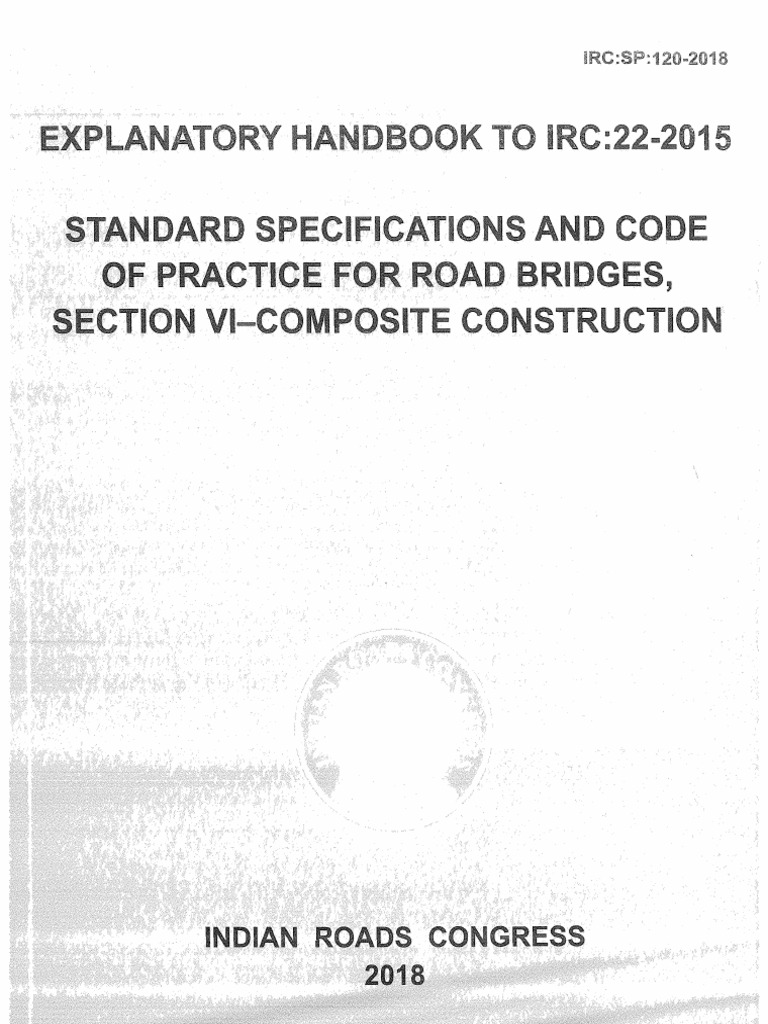 Irc SP 120 2018 | PDF