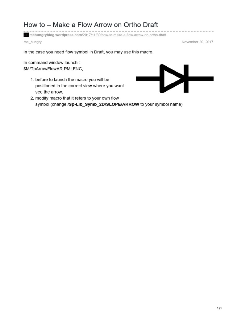 How To Make A Flow Arrow On Ortho Draft | PDF | Art