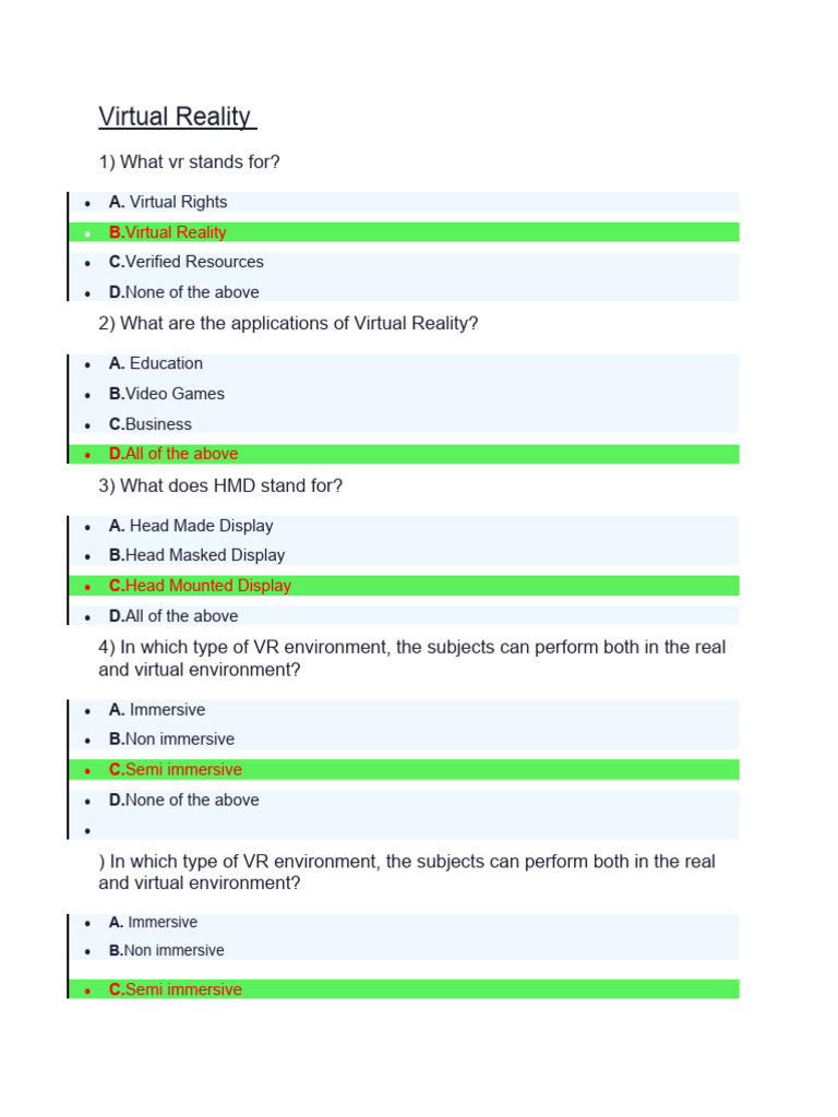 Virtual Reality | PDF | Virtual Reality | Human Communication
