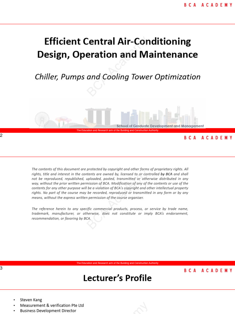 Chiller - Pumps - Cooling Tower Optimization (r1) | PDF | Continuum Mechanics | Engineering ...