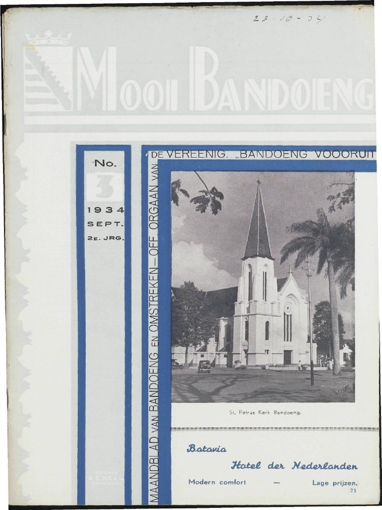 Mooi Bandoeng No. 3 Sept 1934 | PDF