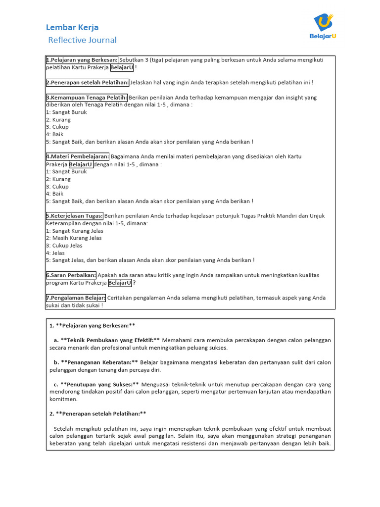 Reflective Journal | PDF