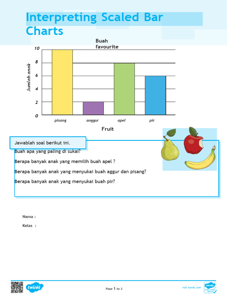 Interpreting Scaled Bar Charts Guide | PDF | Domestication | Animals ...