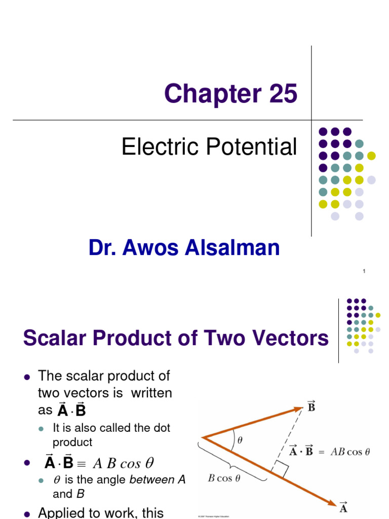 Chapter 25 | PDF | Electric Field | Potential Energy
