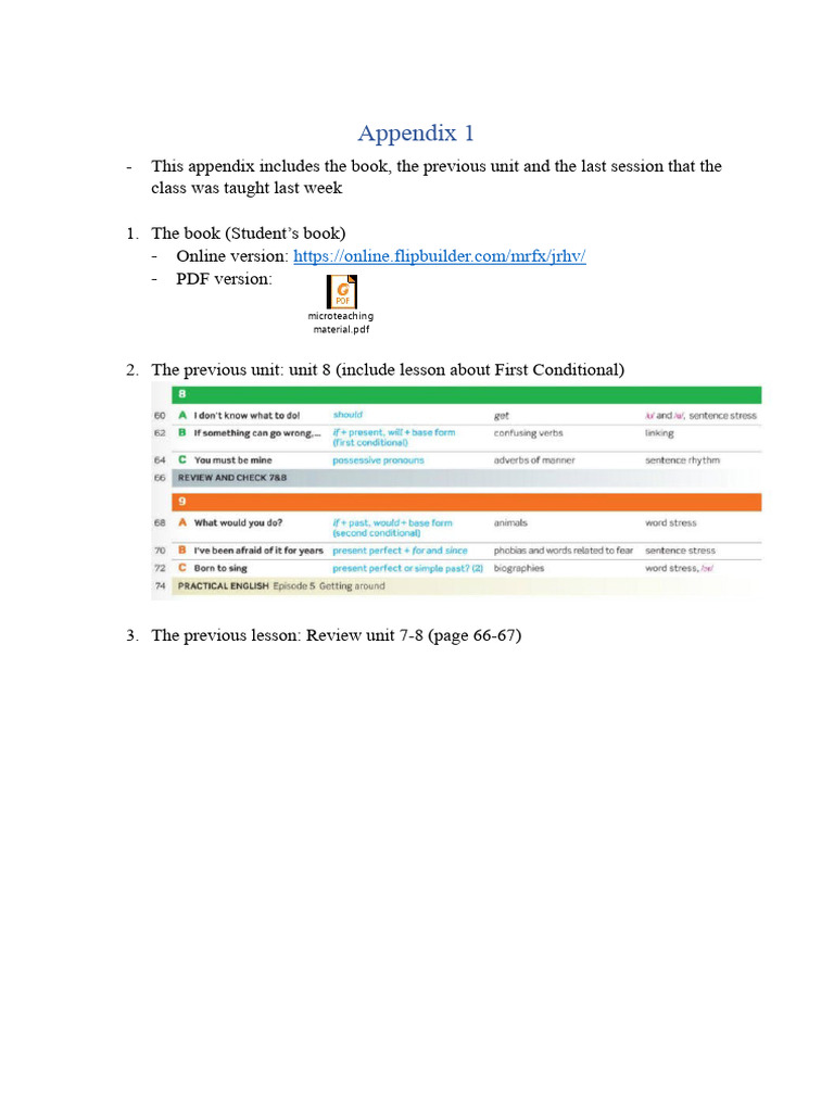 Appendices | PDF | Grammar | Linguistics