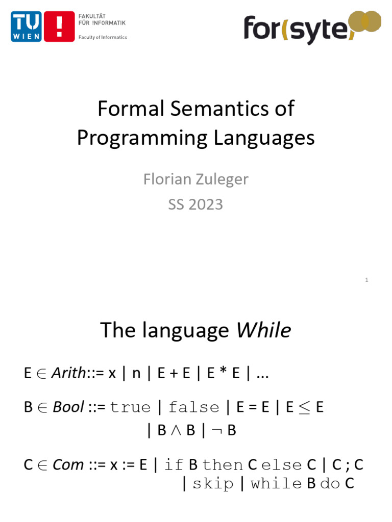 Lecture 4 | PDF | Compiler | Programming Language