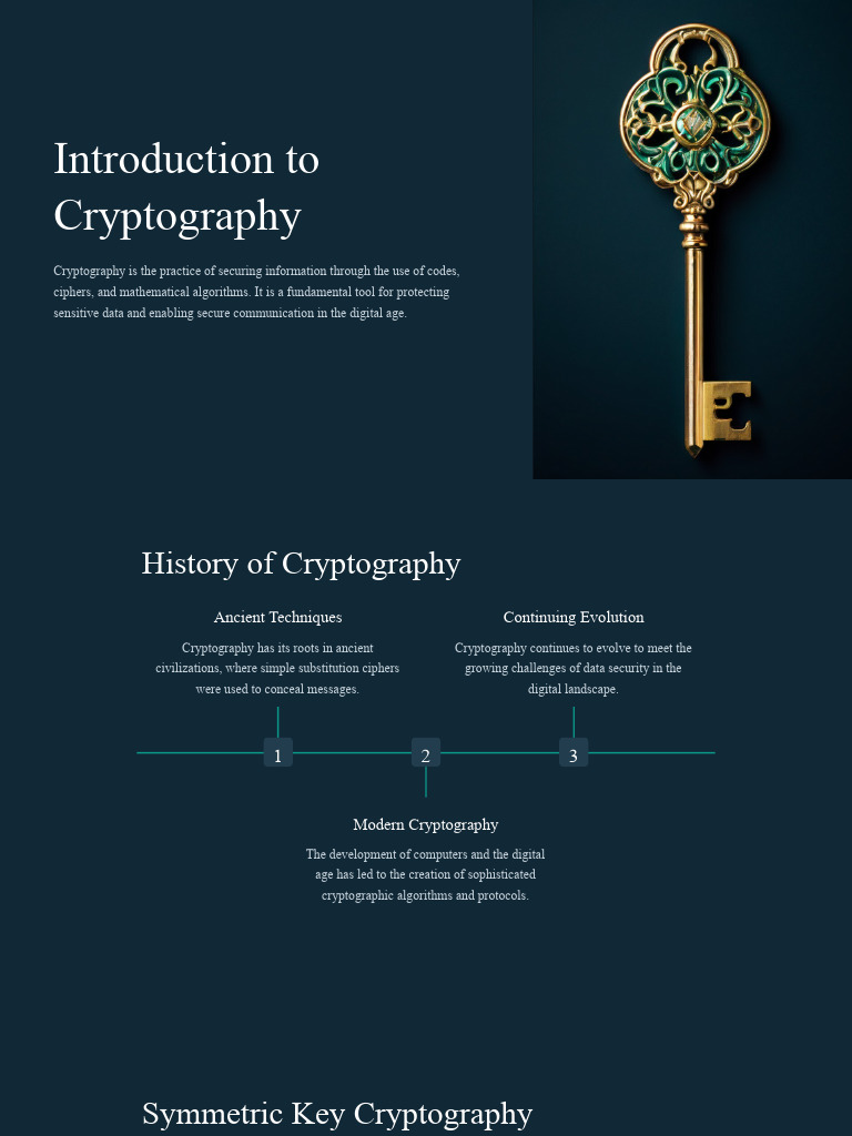 Introduction To Cryptography | PDF | Cryptography | Key (Cryptography)