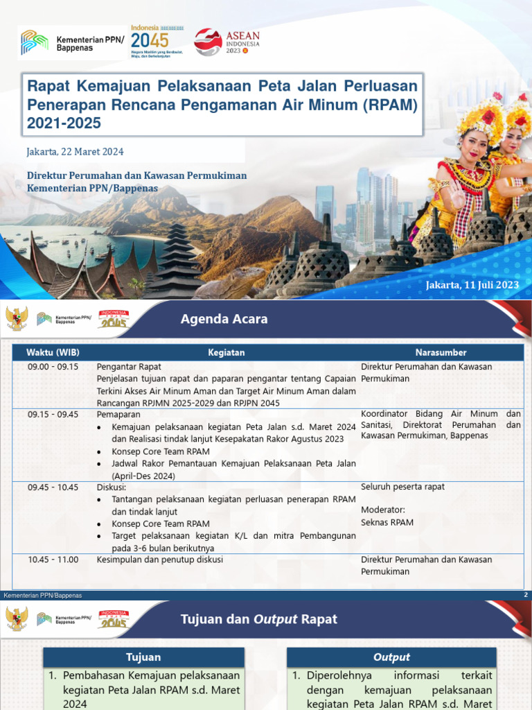 Rapat Kemajuan Peta Jalan RPAM 2024 | PDF