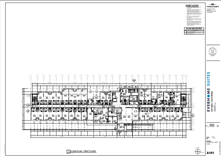 A101-FLOOR-PLAN---FIRST-FLOOR-Rev.0 | PDF | Architectural Elements | Building Technology