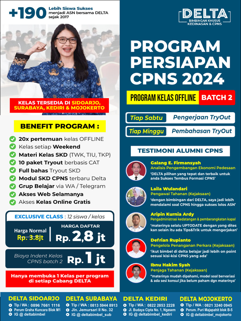 BATCH 2 Program Cpns 2024 | PDF