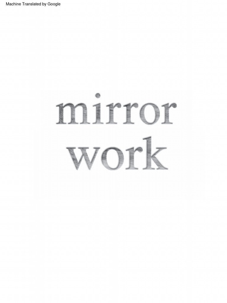 Louise Hay Mirror-Work | PDF | Amor | Pensamento