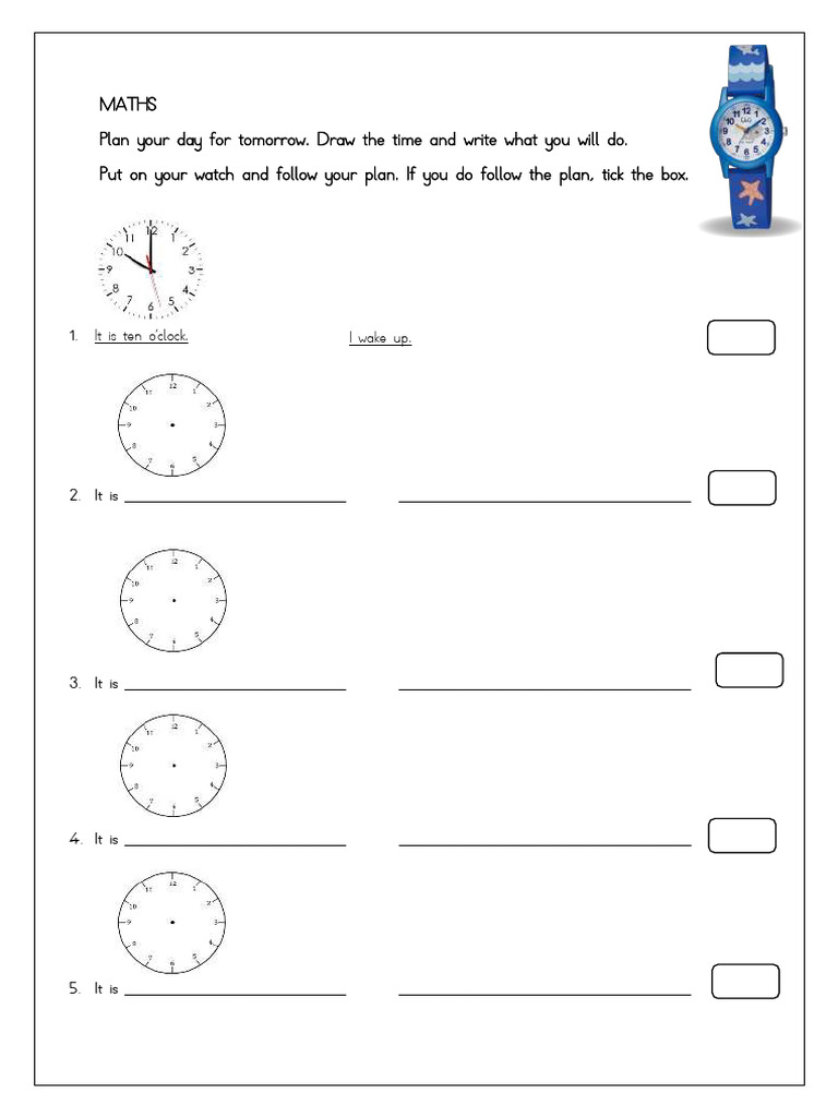 Daily Time Planning Worksheet | PDF