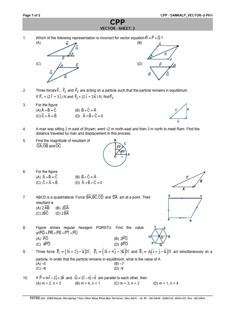 2 Vector | PDF | Applied And Interdisciplinary Physics | Euclidean Geometry