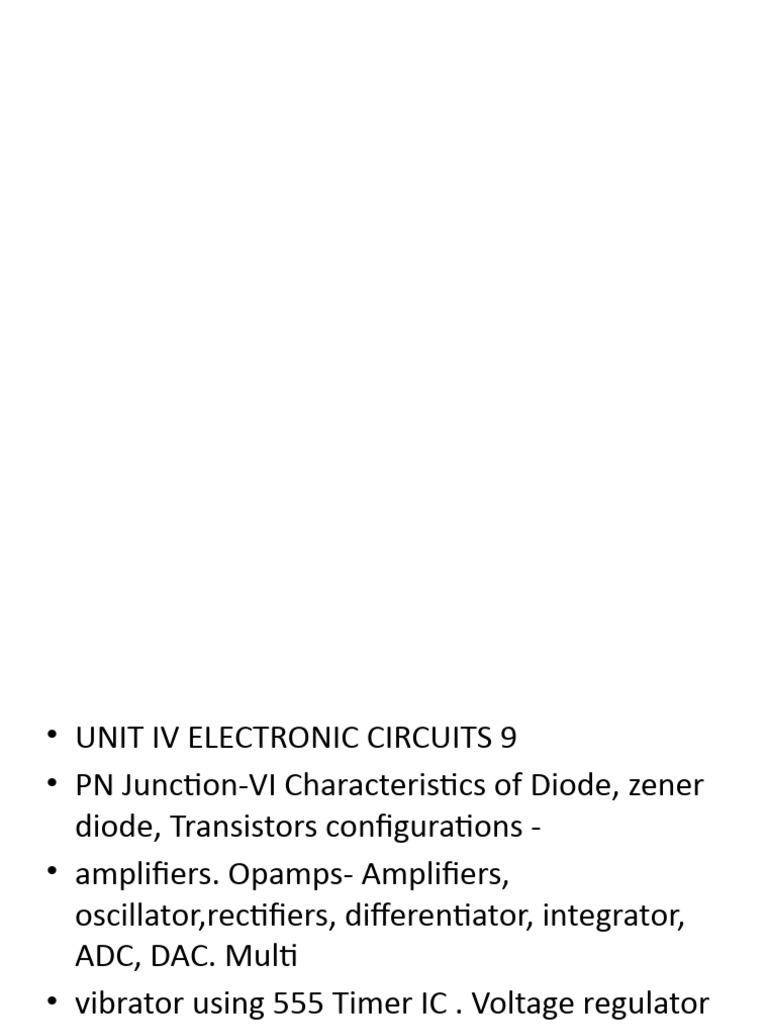 Basic Electronics | PDF | P–N Junction | Bipolar Junction Transistor