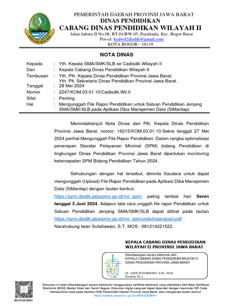 2247 ND Mengunggah File Rapor Pendidikan 28052024 040312 Signed | PDF