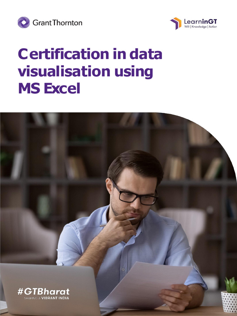 Data Visulisation Using MS Excel Brochure V6 | PDF | Microsoft Excel | Computing
