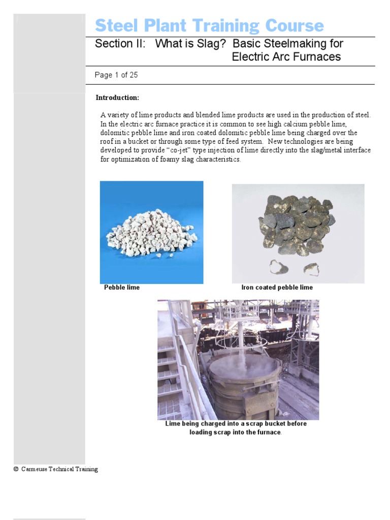 What Is Slag | PDF | Steelmaking | Refractory