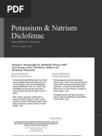 Dosis dan Penggunaan Natrium Diklofenak | PDF | Kesehatan Holistik