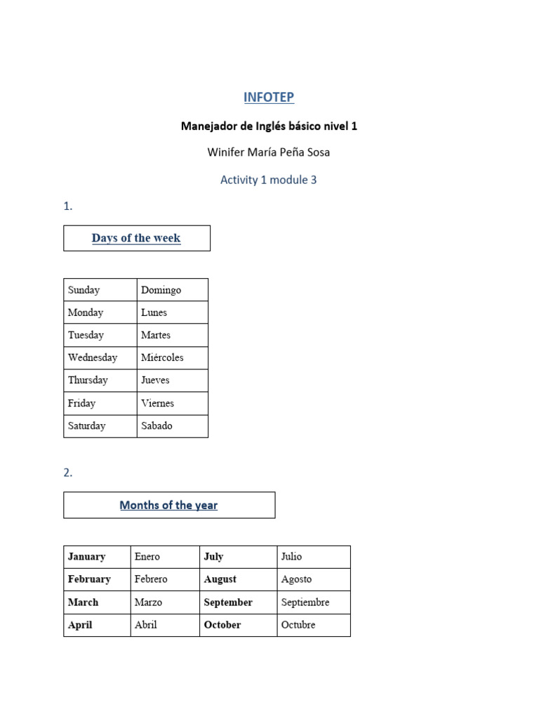 Activity1 Module3 | PDF | Ropa | Color