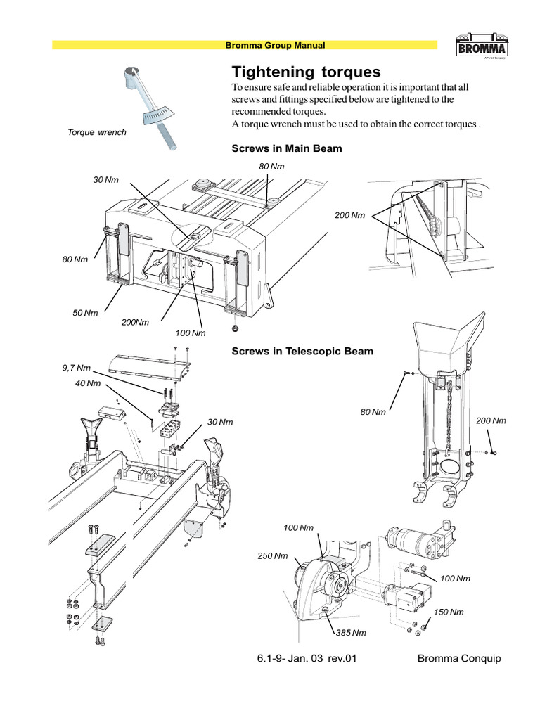 Tightening Torques | PDF | Screw | Mechanical Engineering