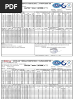Sample MTC: Material Test Certificate | PDF | Screw | Manufactured Goods