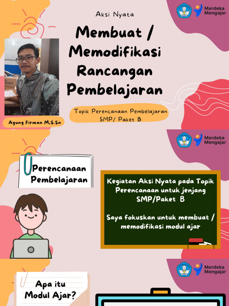 Membuat Memodifikasi Rancangan Pembelajaran | PDF Membuat Memodifikasi Rancangan Pembelajaran | PDF