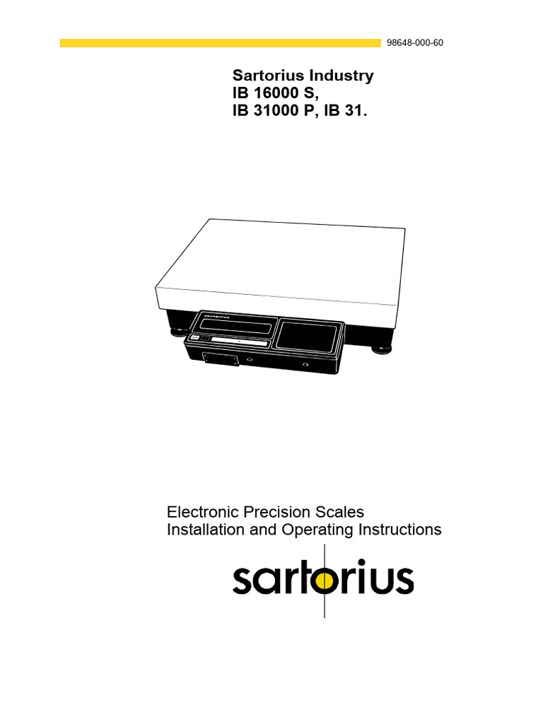 MAN-IB16000S IB31000P IB31-e | PDF | Troy Weight | Screw