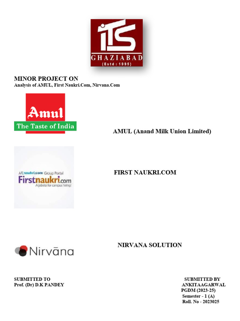 Minor Project of Ankita Agarwal | PDF | Investment Management | Business