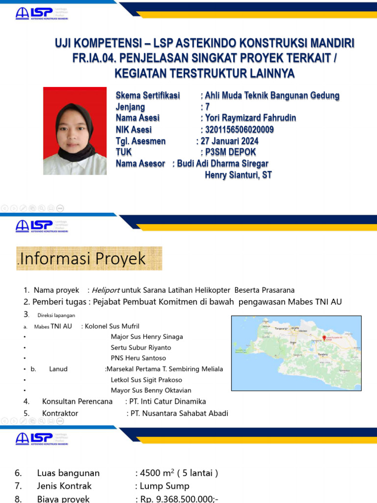 Uji Kompetensi - LSP Astekindo Konstruksi Mandiri FR - Ia.04 ...