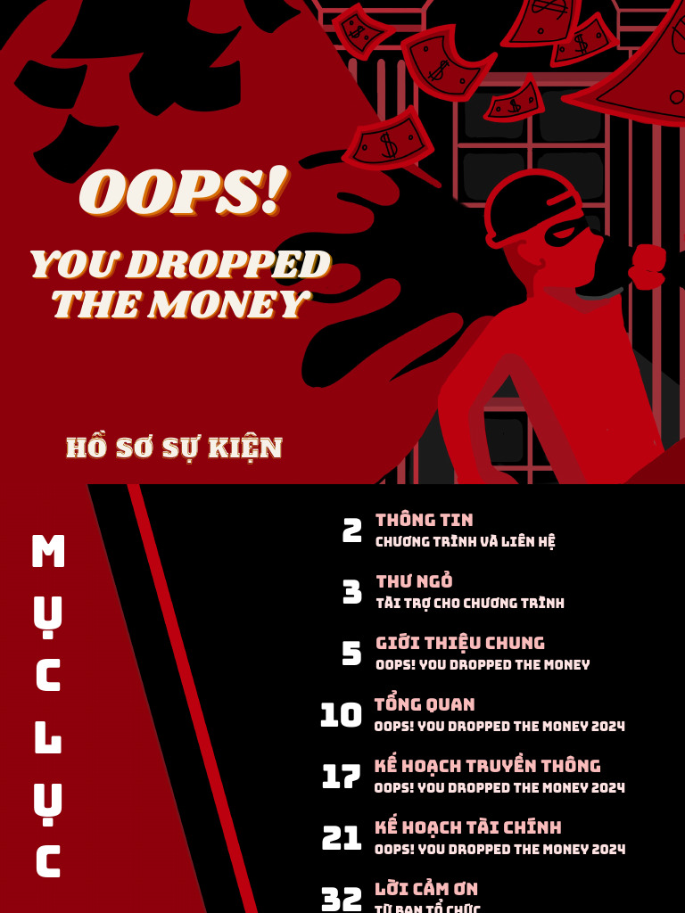 H Sơ Tài TR Oops You Dropped The Money 2024 | PDF