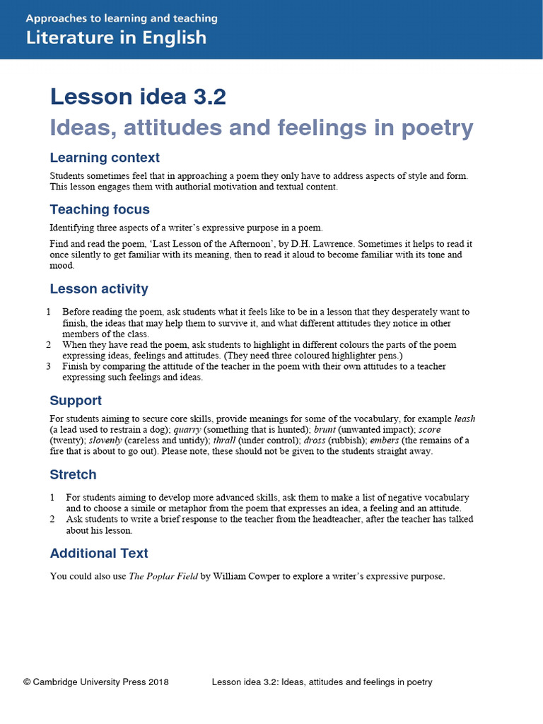 LE - Lesson Idea 3.2 | PDF