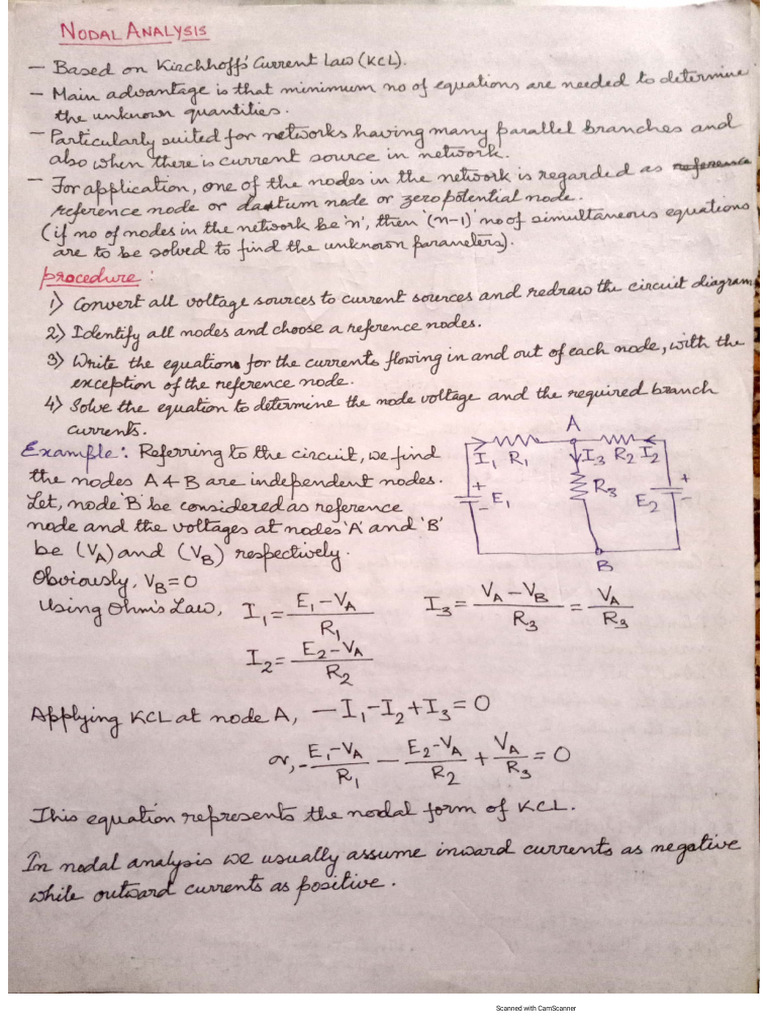 DC Network Analysis | PDF