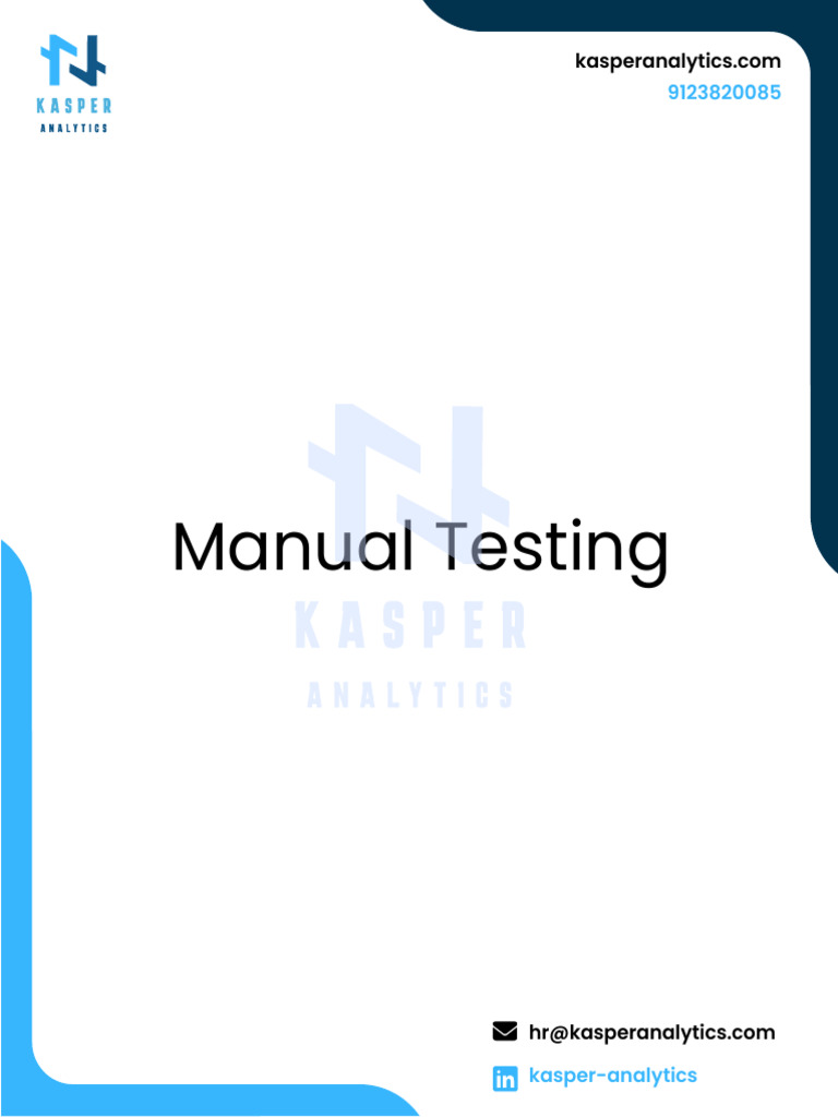 Manual Testing | PDF | Software Testing | Software Development Process