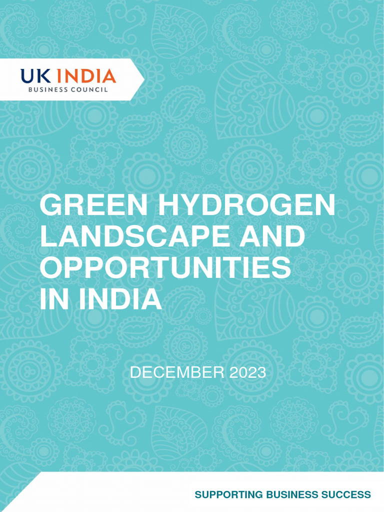 UKIBC Green Hydrogen Landscape and Opportunities Report 1 | PDF ...