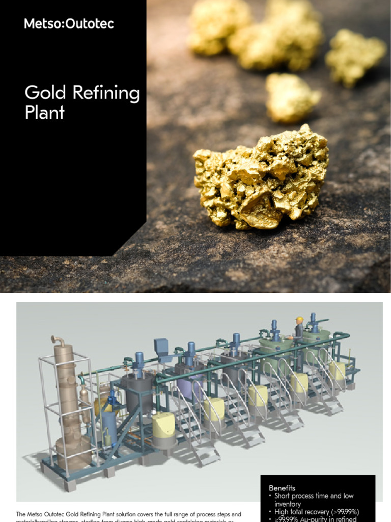 Metso Outotec Gold Refining Solution | PDF | Gold | Silver