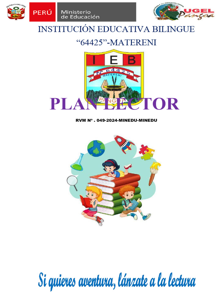 PLAN LECTOR 2024 Matereni (Recuperado Automáticamente) | PDF | Maestros | Salón de clases