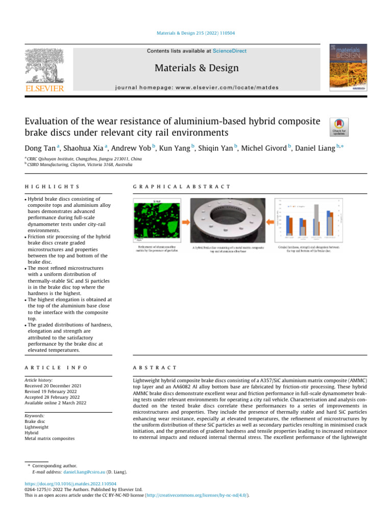Sem 21 | PDF | Composite Material | Brake