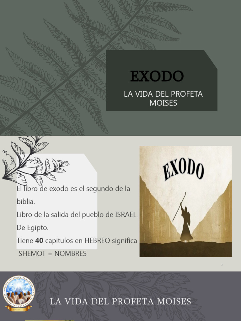 Presentación | Descargar gratis PDF | Libro del éxodo | Moisés