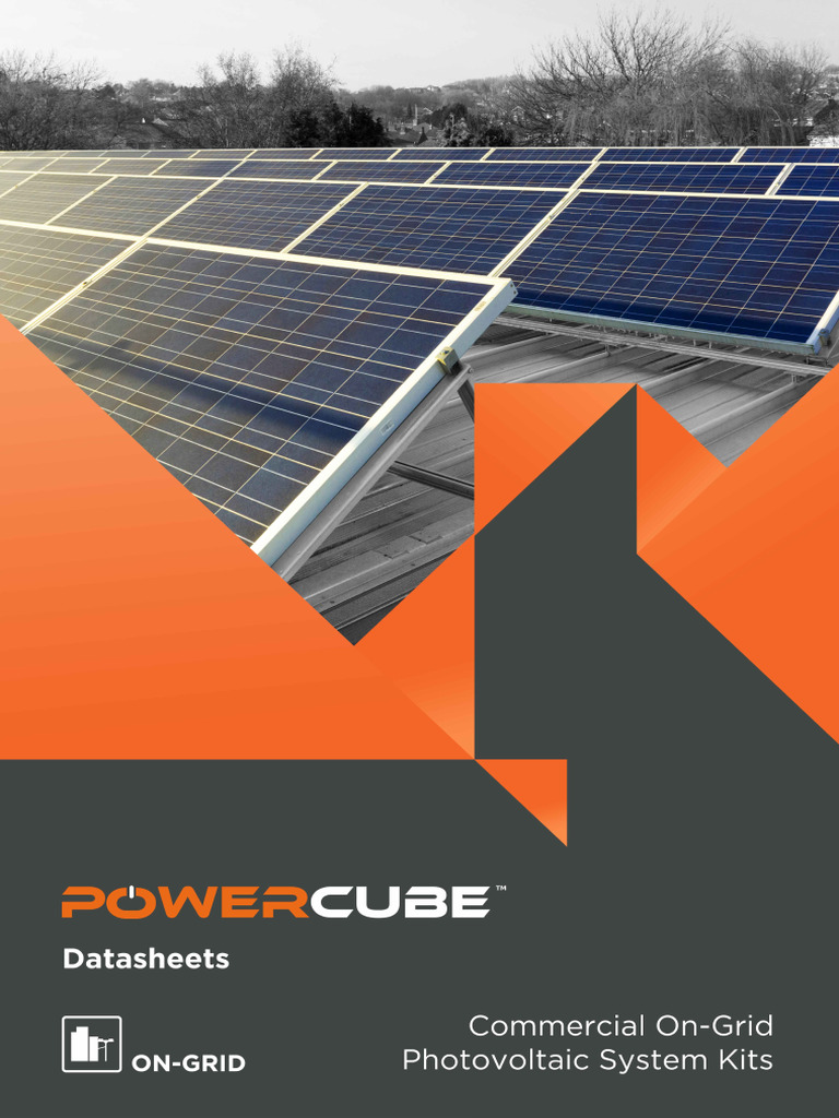 PowerCube - On Grid Commercial Solar Kits Product Datasheet | PDF