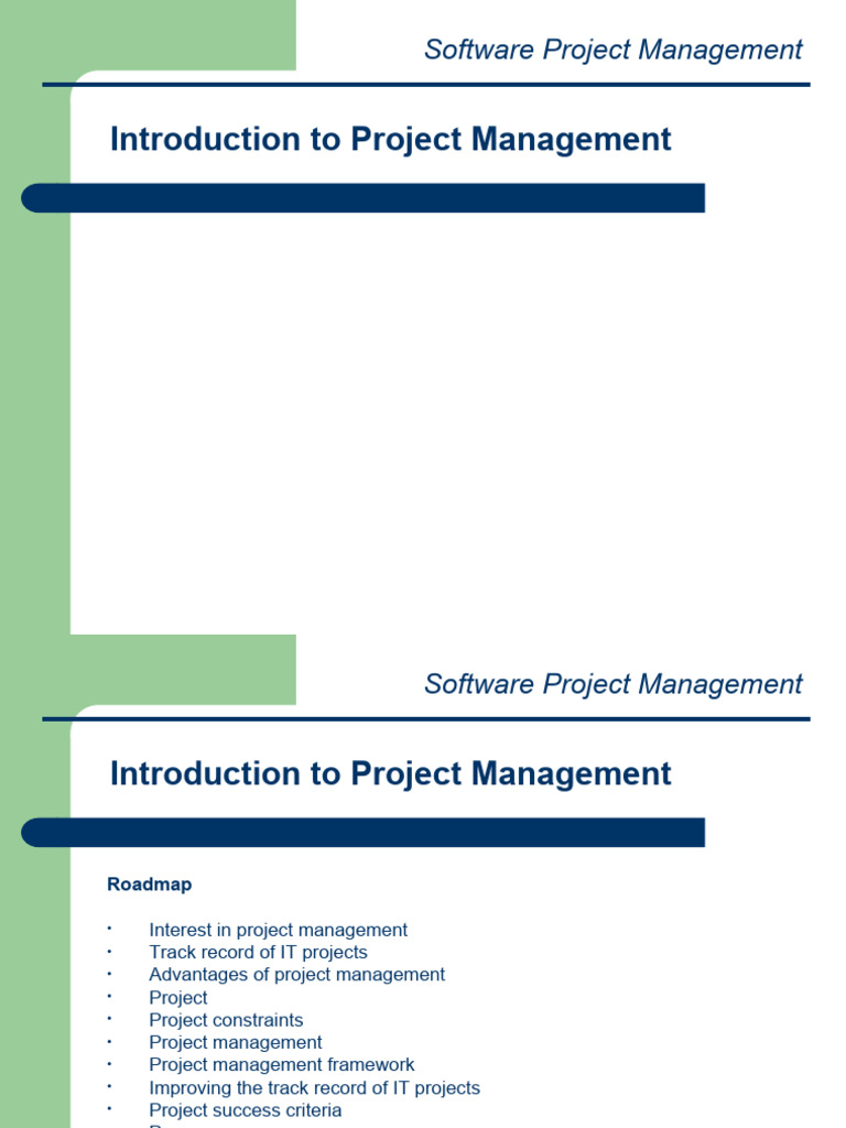 Introduction To Project Management | Download Free PDF | Project Management | Business Economics