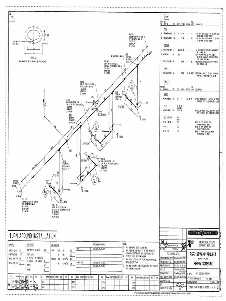 3080-52-2103-PG-21-0250 - Rev - S1 - SHT 2 | PDF