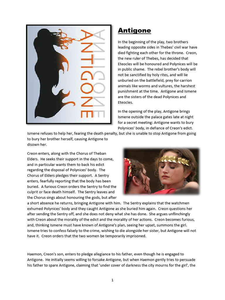 Antigone Notes | PDF